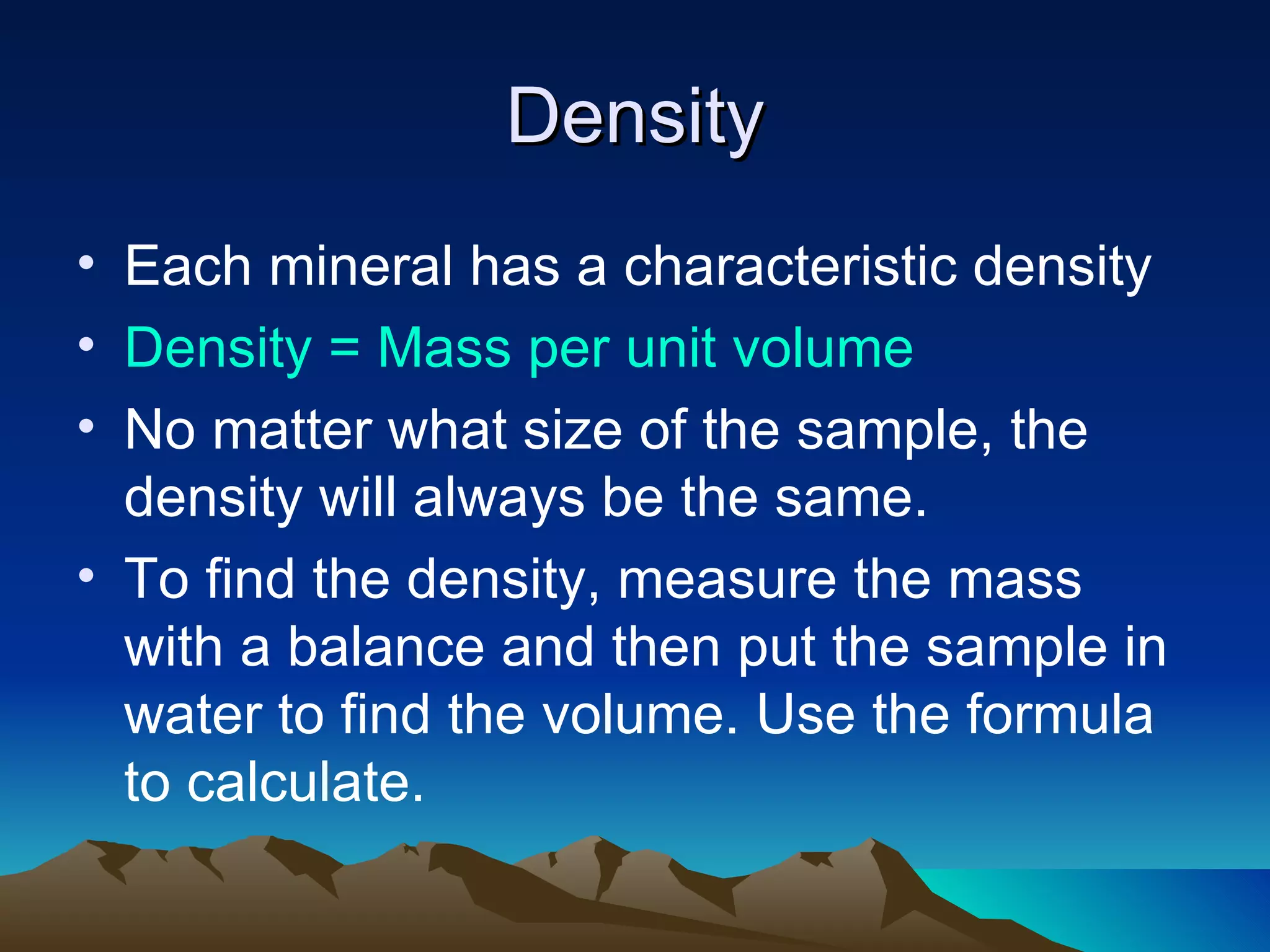 Identifying Minerals | PPT