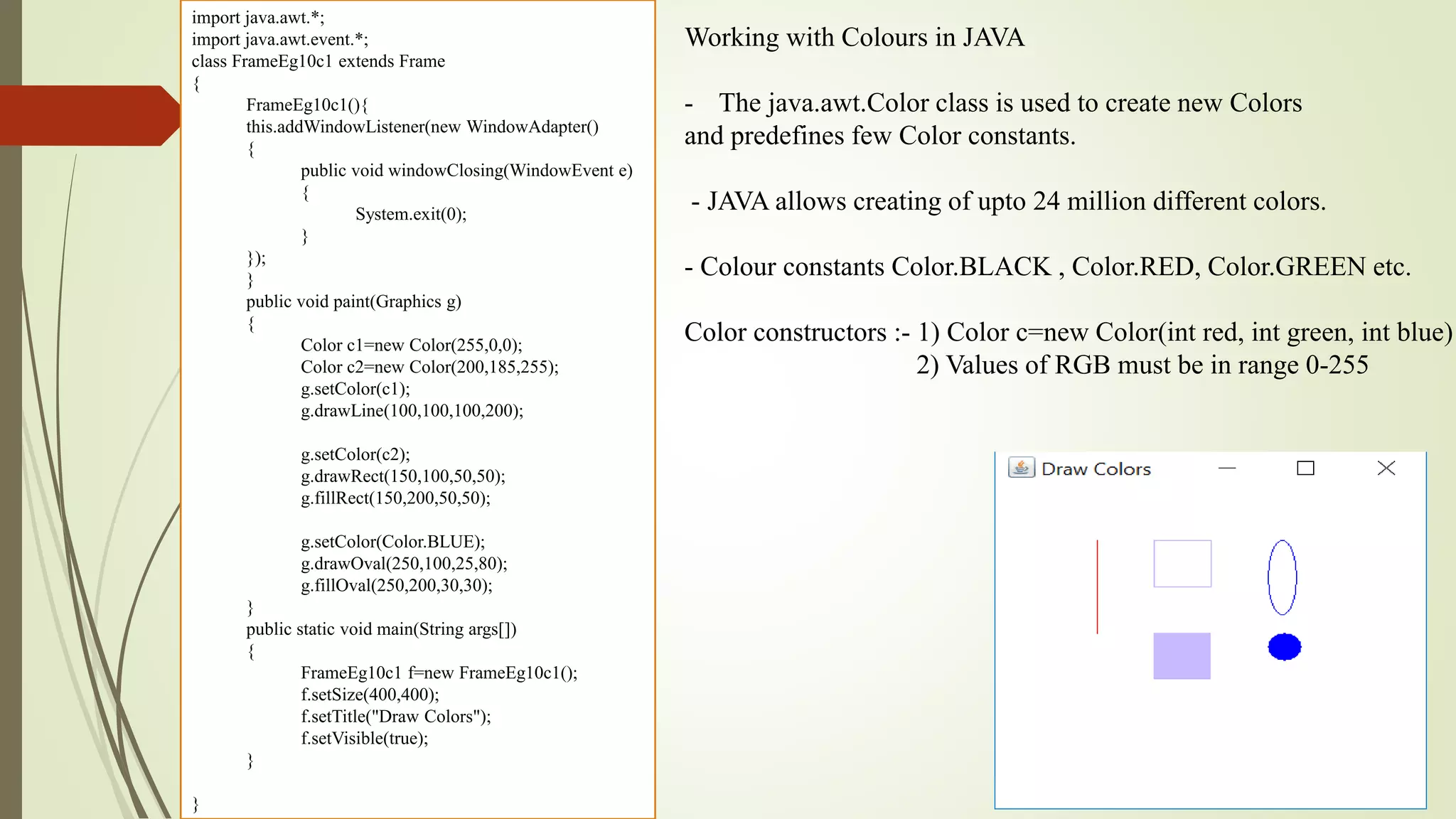 Colours and Menus - HMI Presentation | PPT