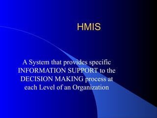 Hmis | PPT