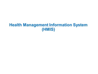 Health management information system in health | PPT