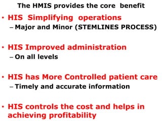 HMIS BENEFITS AND ADVANTAGES.ppt