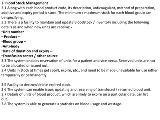 Hmis in blood banks | PPTX