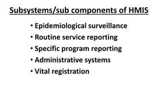 HMIS PPT.pptx | Operating Systems | Computer Software and Applications