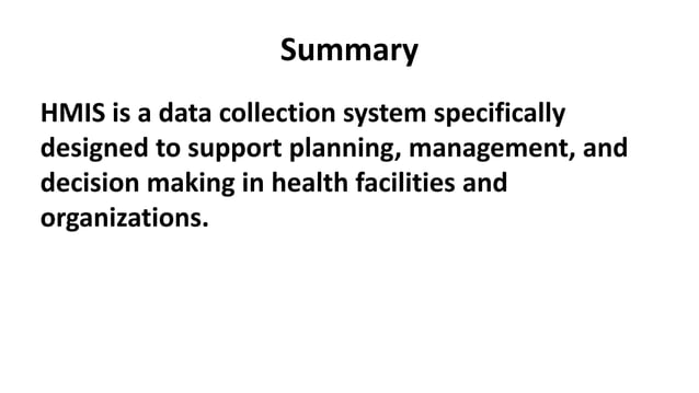 HMIS PPT.pptx | Operating Systems | Computer Software and Applications