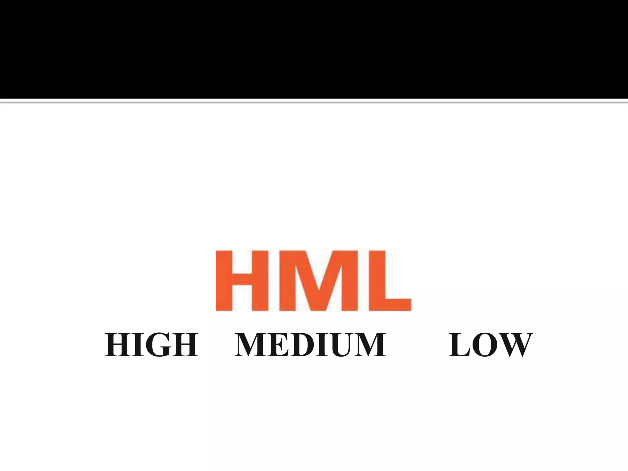 Hml and two bin ppt by gulshan kumar | PPTX