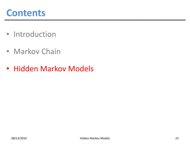 Hidden Markov Models | PDF | Physics | Science