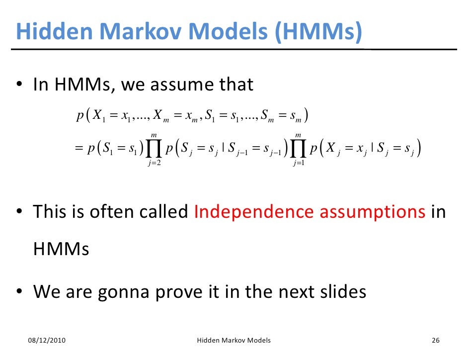 Hidden Markov Models 3615
