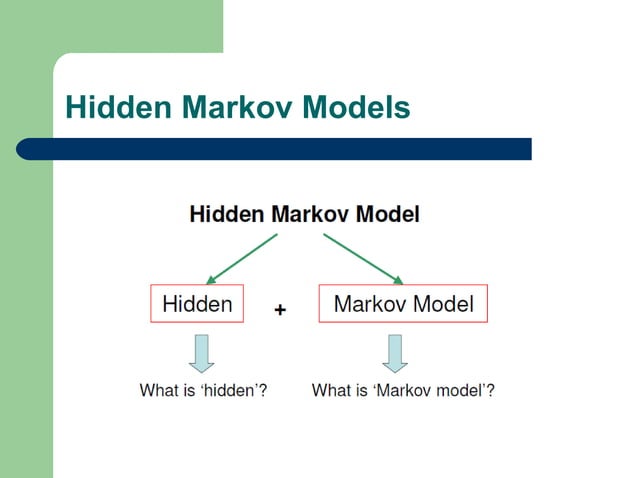 Hidden markov model ppt