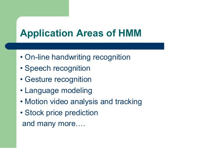 Hidden Markov Model Ppt 