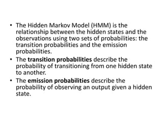 hidden markov model presentation best resources | PPTX