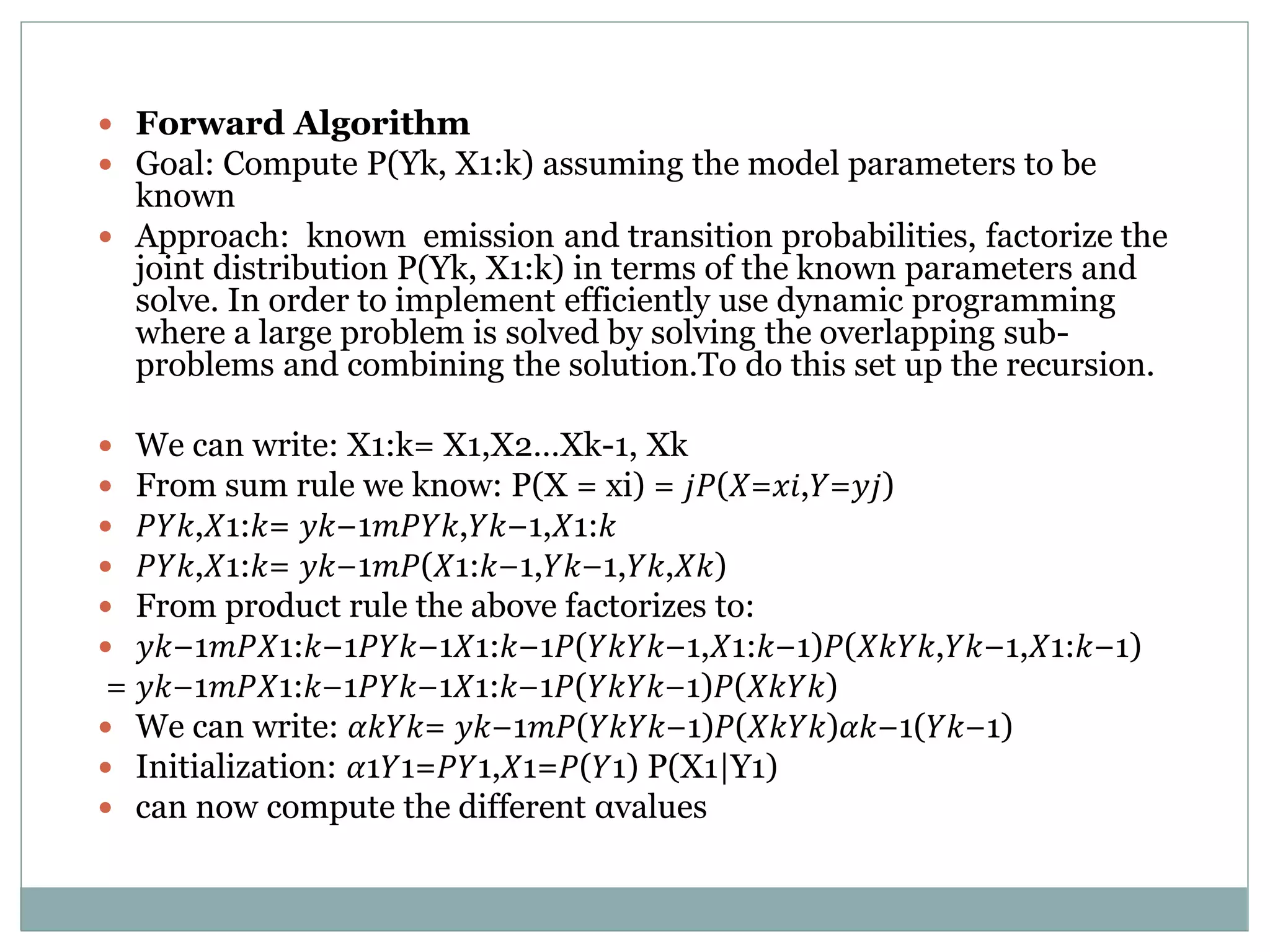 Hmm and neural networks | PPTX | Programming Languages | Computing