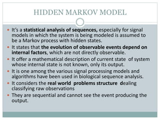 Hmm and neural networks | PPTX | Programming Languages | Computing