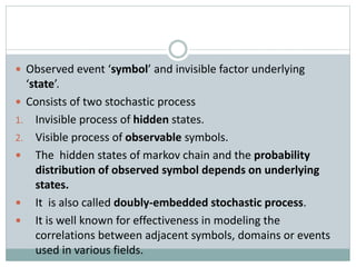 Hmm and neural networks | PPTX | Programming Languages | Computing