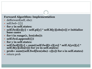 Hmm and neural networks | PPTX | Programming Languages | Computing
