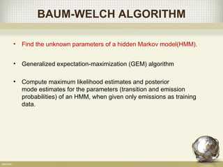 Hidden Markov Model & Stock Prediction | PPT
