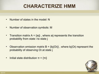 Hidden Markov Model & Stock Prediction | PPT