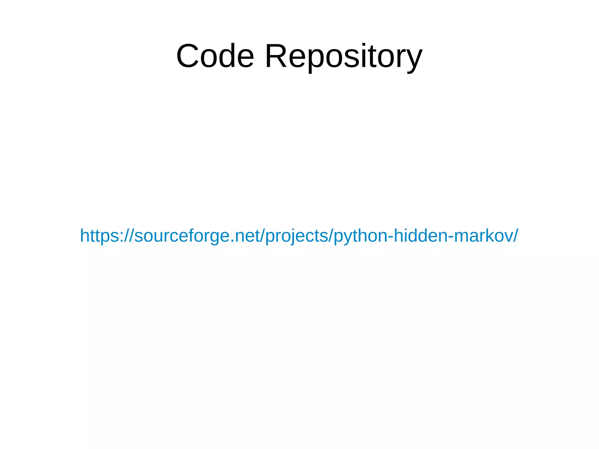 A Hidden Markov Model Library | PDF