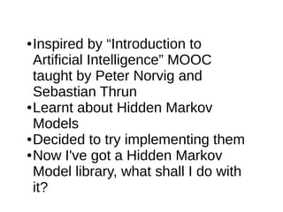 A Hidden Markov Model Library | PDF