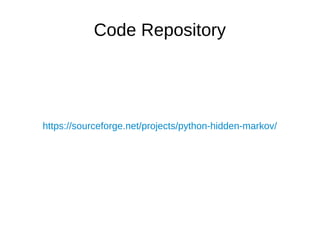 A Hidden Markov Model Library | PDF