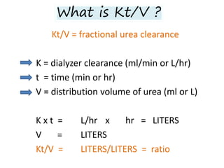 ADEQUACY OF HEMODIALYSIS | PPTX