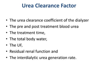 ADEQUACY OF HEMODIALYSIS | PPTX