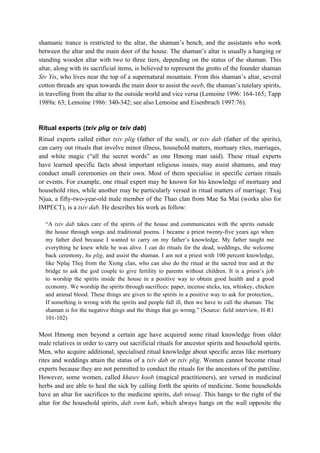 Hmong Cosmological Spaces And Religious Practices | PDF