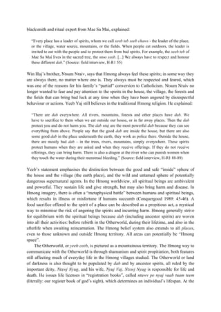 Hmong Cosmological Spaces And Religious Practices | PDF