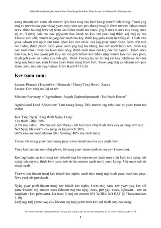 Hmong Daw - Biblical Doctrine of Appropriation and Taxation on ...