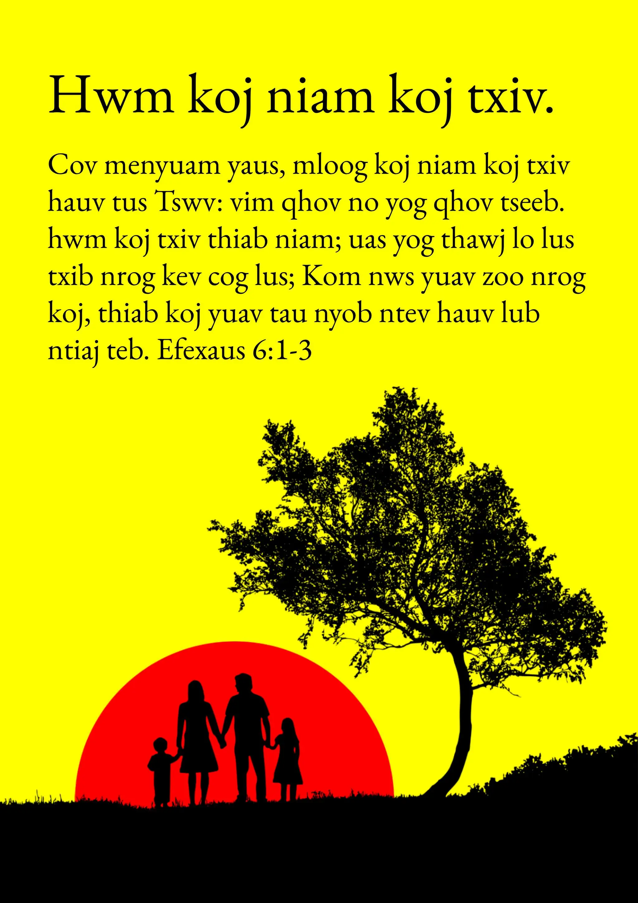 Hmong Daw - Honor Your Parents Your Father and Mother.pdf