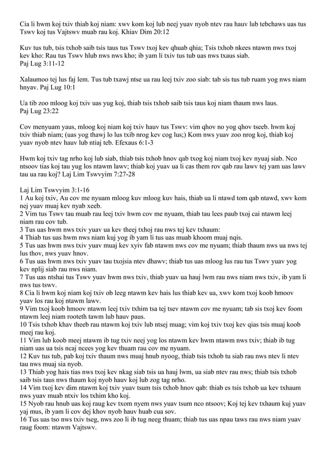 Hmong Daw - Honor Your Parents Your Father and Mother.pdf