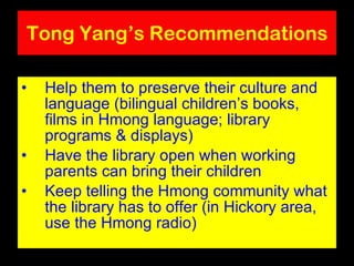 Hmong presentation for NCLA | PPT
