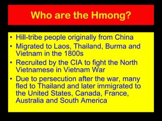 Hmong presentation for NCLA | PPT