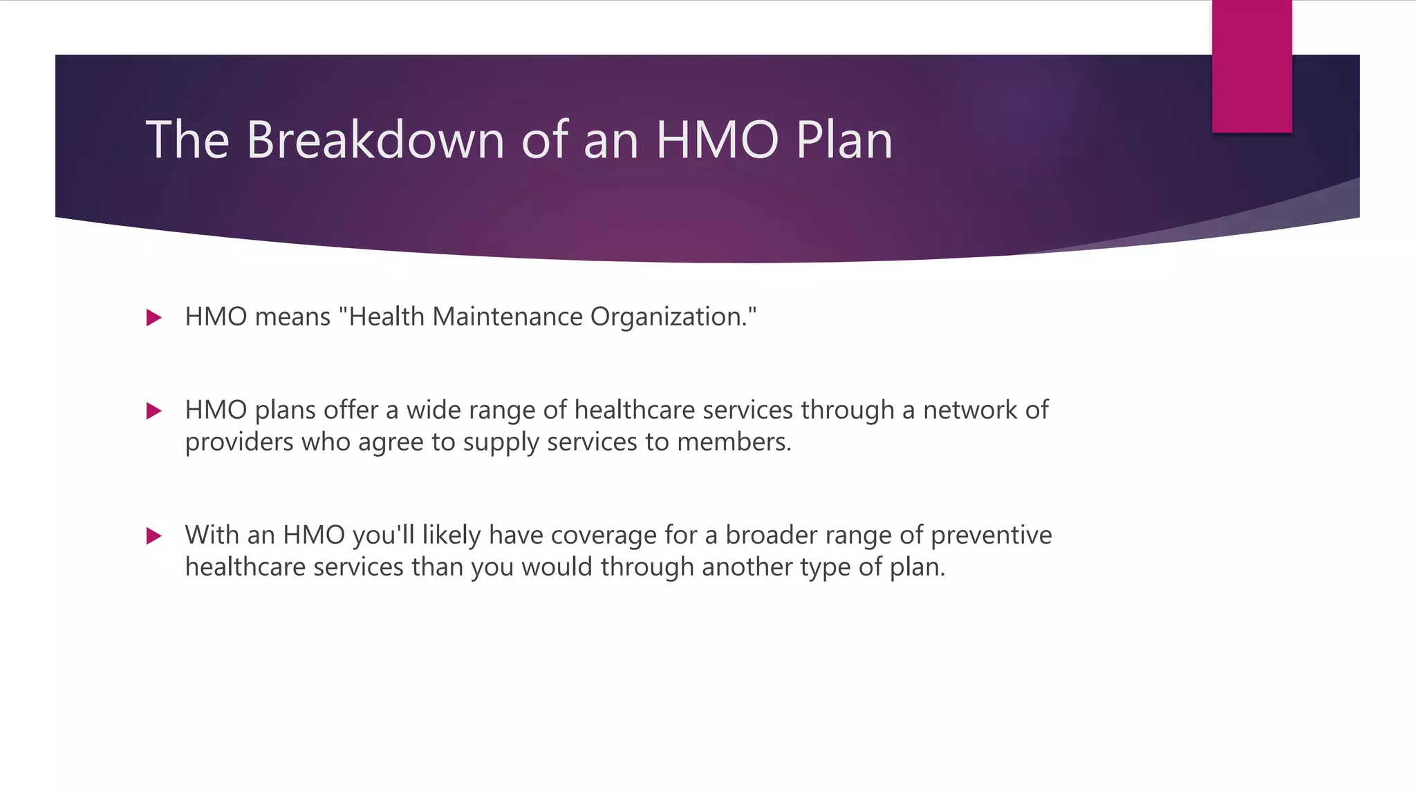 What is an HMO? | PPTX