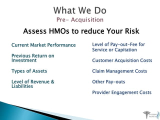 Hmo Start up | PPTX