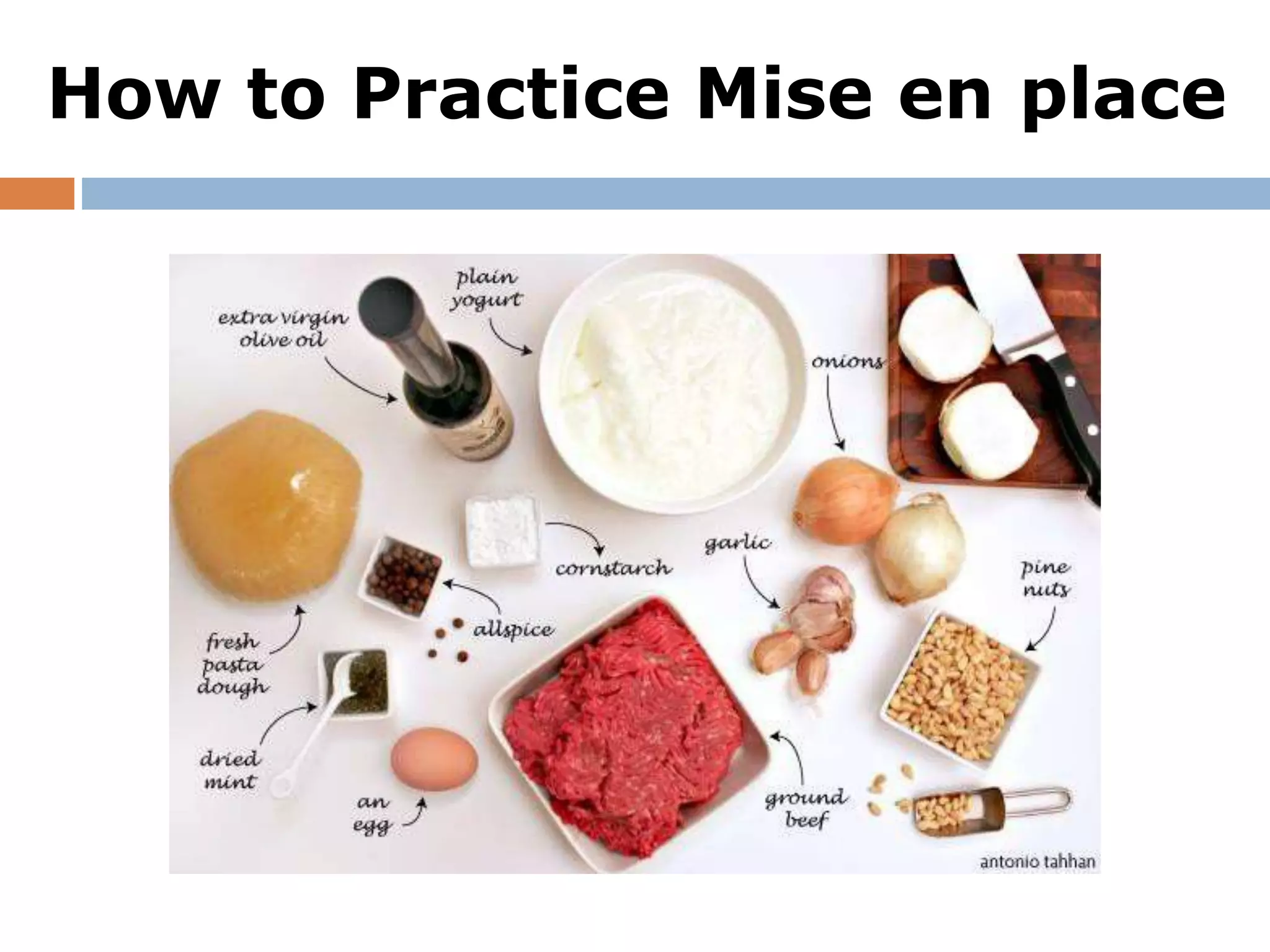HMPE 10- lesson2 INTRODUCTION TO MISE EN PLACE | PPTX