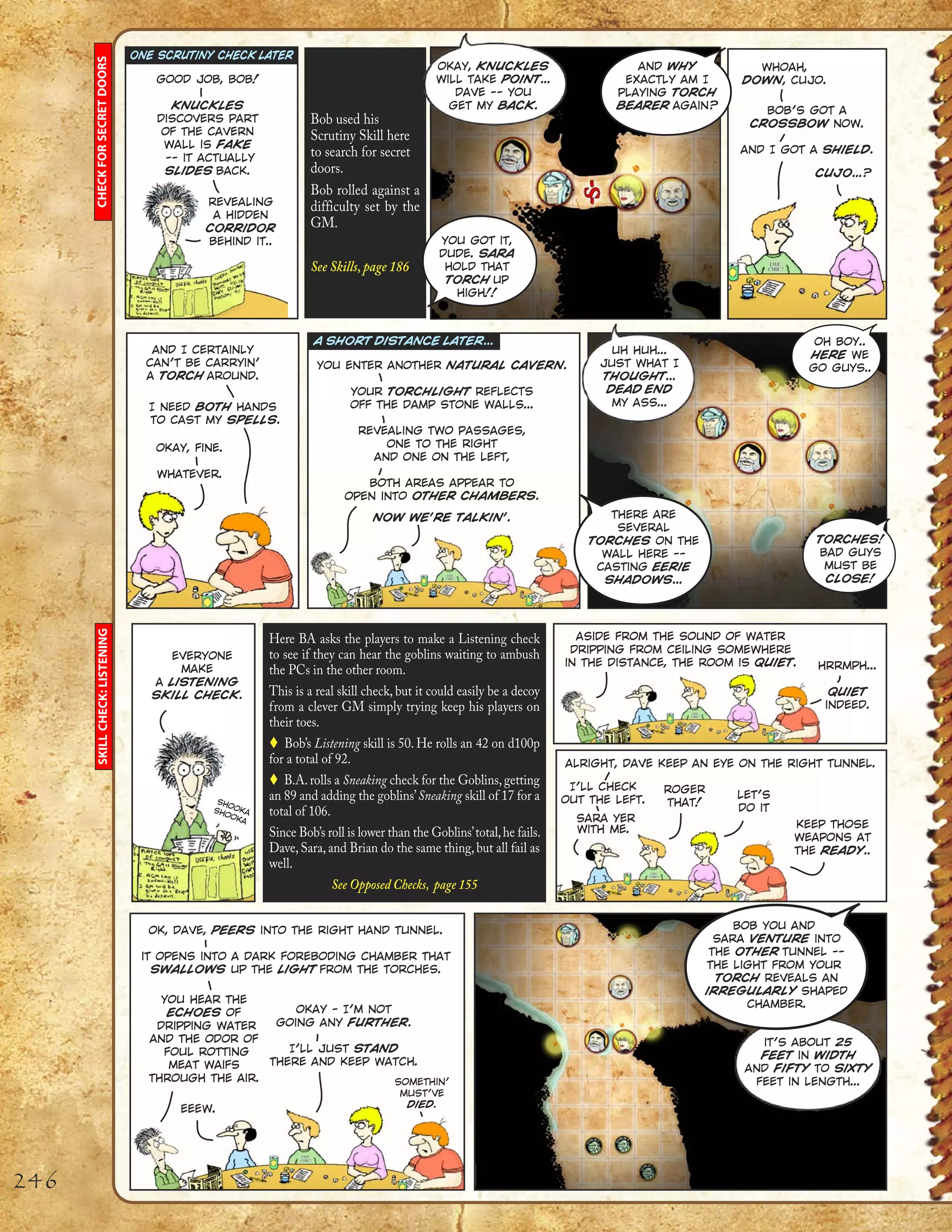 Hackmaster Player's Handbook: Illustrated Example of Play | PDF