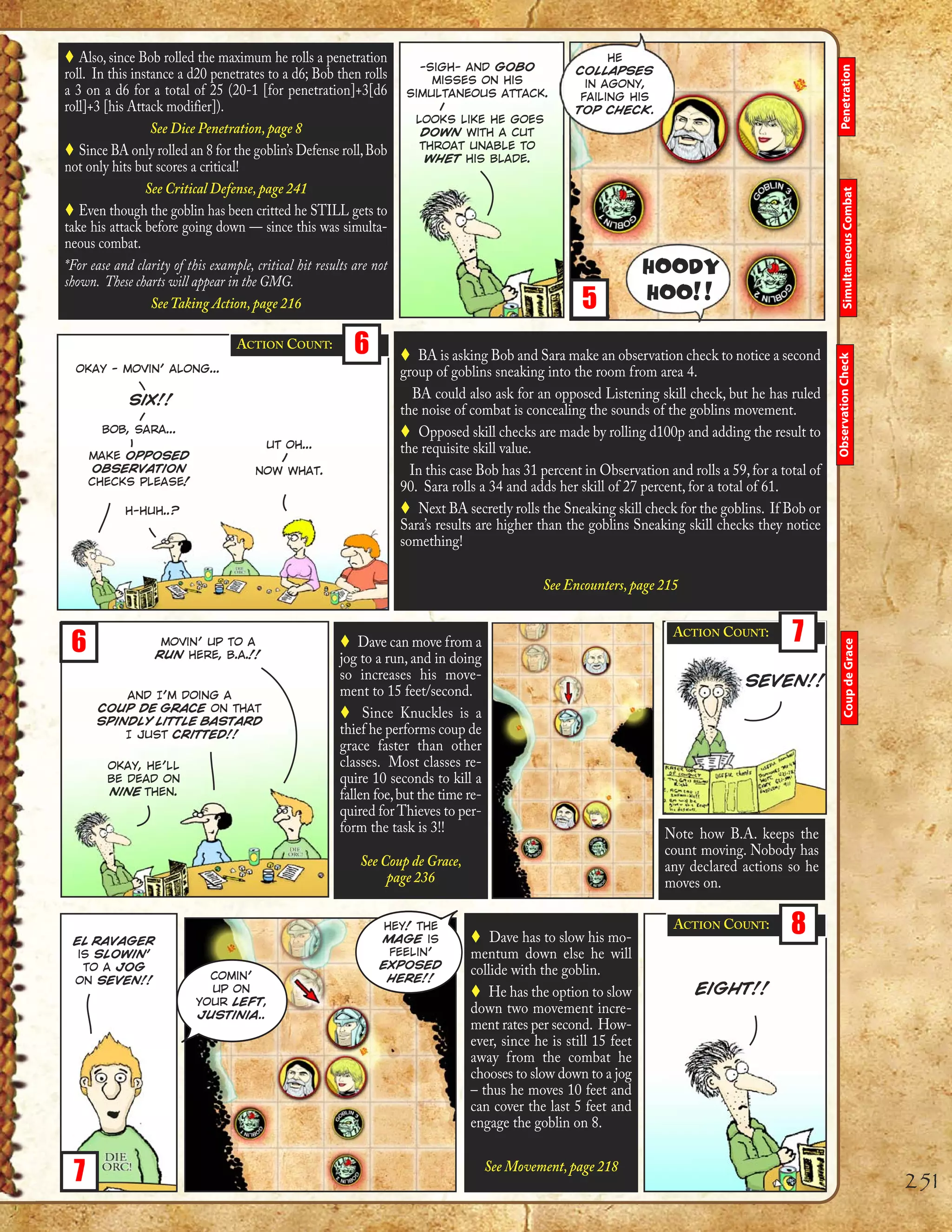 Hackmaster Player's Handbook: Illustrated Example of Play | PDF