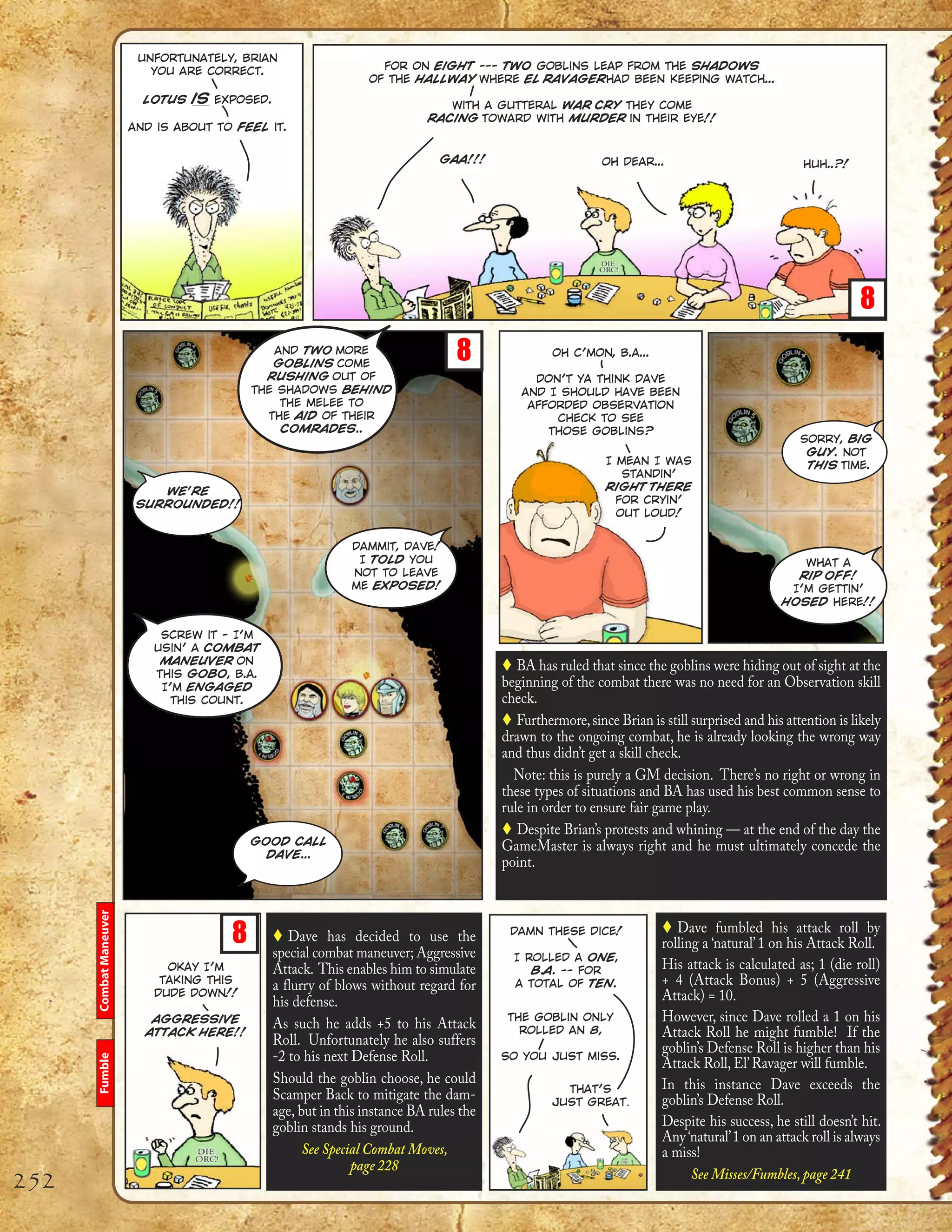 Hackmaster Player's Handbook: Illustrated Example of Play | PDF