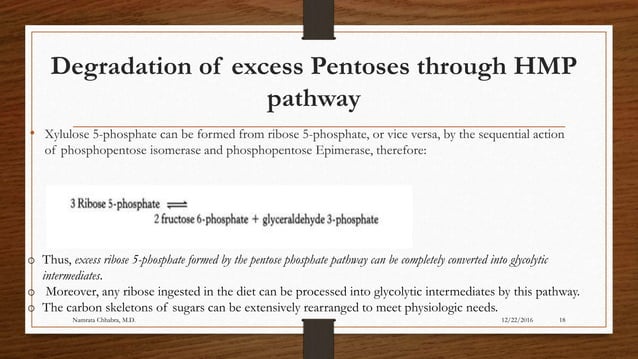 HMP Pathway- A Quick Revision | PPTX