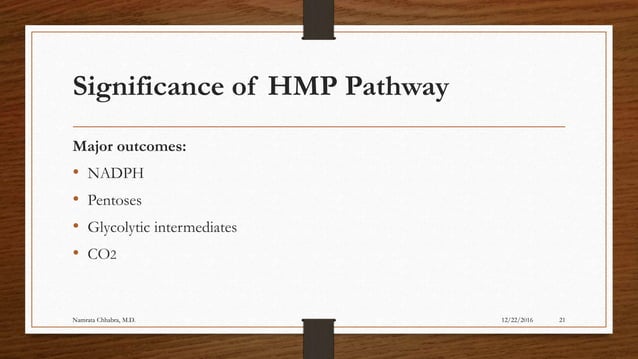 HMP Pathway- A Quick Revision | PPTX
