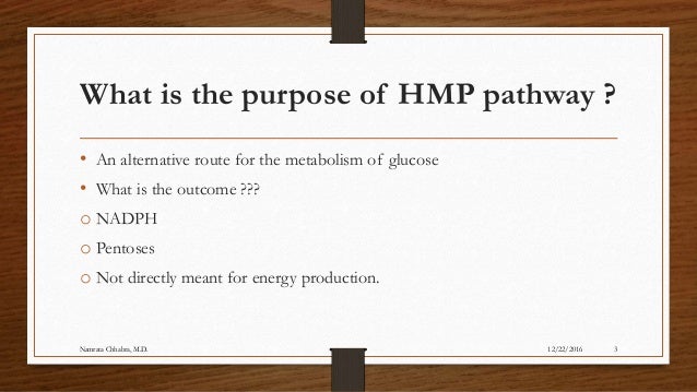 HMP Pathway- A Quick Revision