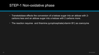 HMP pathway and its significance. Biochemistry. pptx | PPTX