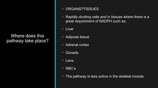 HMP pathway and its significance. Biochemistry. pptx | PPTX