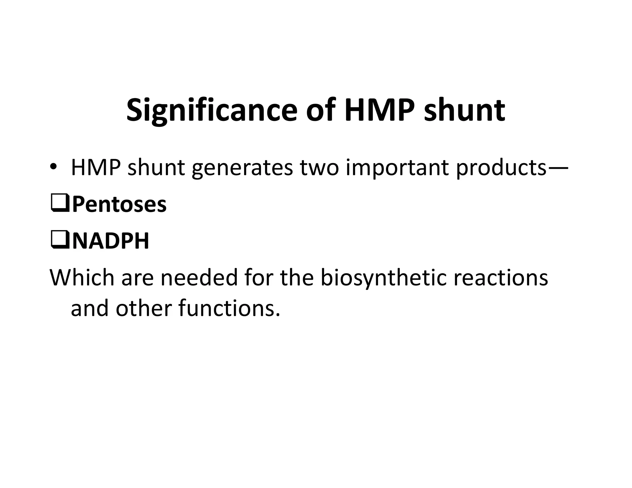 HMP Shunt | Hexose Monophosphate Pathway | Pentose Phosphate Pathway | Phosphogluconate Pathway ...