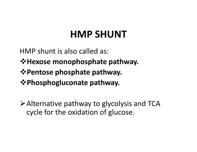 HMP Shunt | Hexose Monophosphate Pathway | Pentose Phosphate Pathway | Phosphogluconate Pathway ...