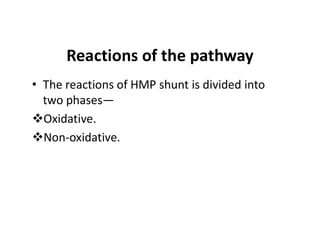 HMP Shunt | Hexose Monophosphate Pathway | Pentose Phosphate Pathway ...