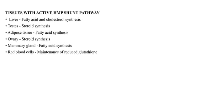 HMP shunt pathway | PDF | Endocrine and Metabolic Diseases | Diseases ...