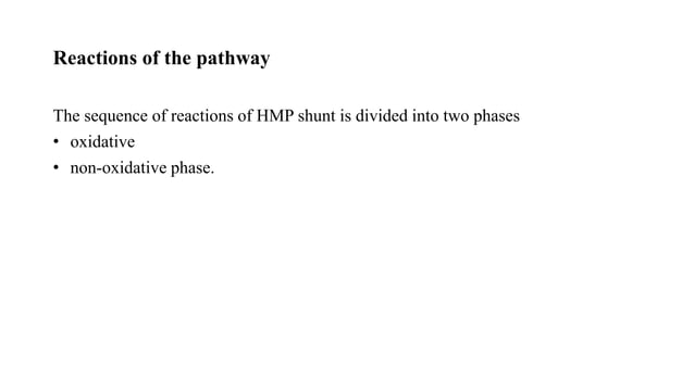 HMP shunt pathway | PDF | Endocrine and Metabolic Diseases | Diseases ...