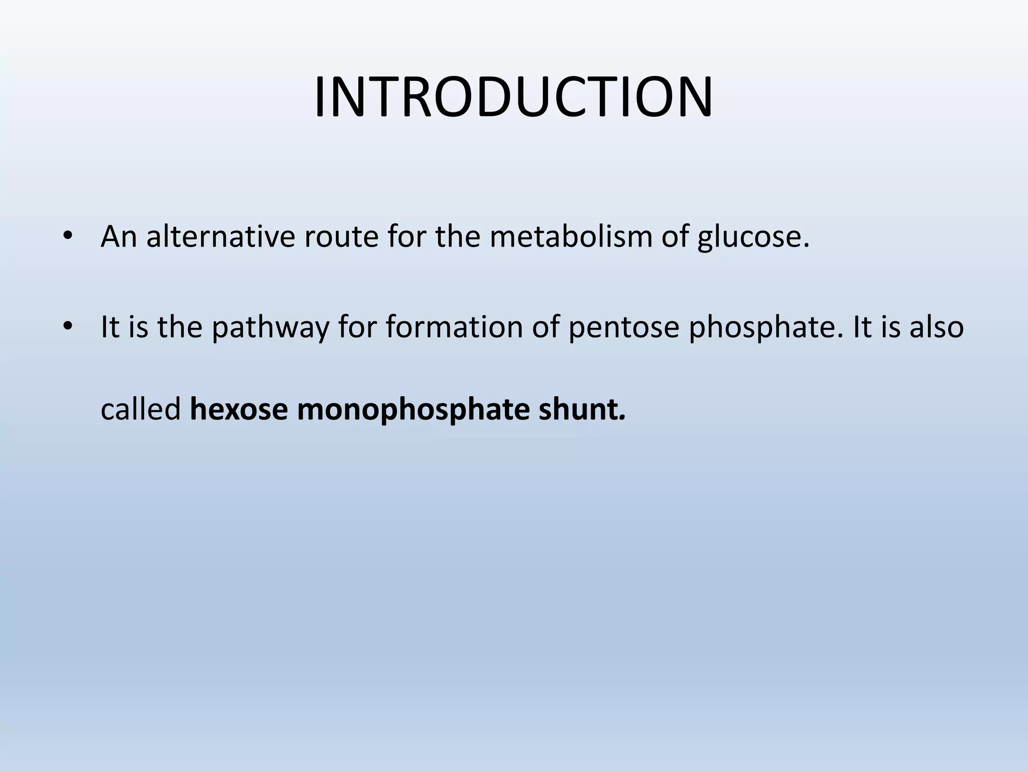 HMP Shunt & Uronic Acid PAthway | PPTX