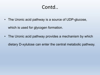 HMP Shunt & Uronic Acid PAthway | PPTX